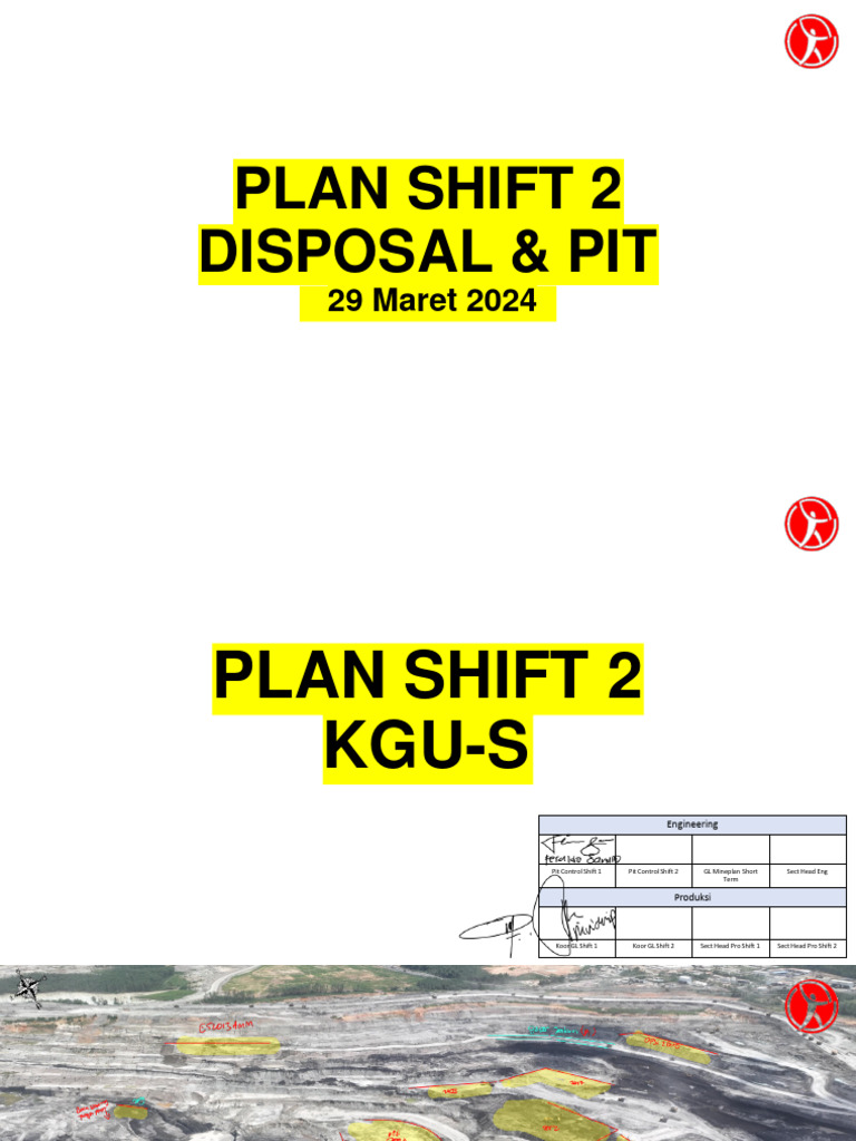 Review PKH Pit & Disposal 29 Maret 2024 Shift 2 | PDF | Technology ...