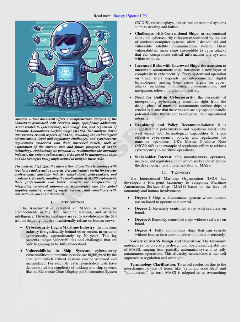 Ship Happens. Plugging The Leaks in Your Maritime Cyber Defenses (En) | PDF | Computer Security ...