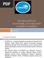 COMESA Objectives and Achievements | PDF | Infrastructure | Regional ...