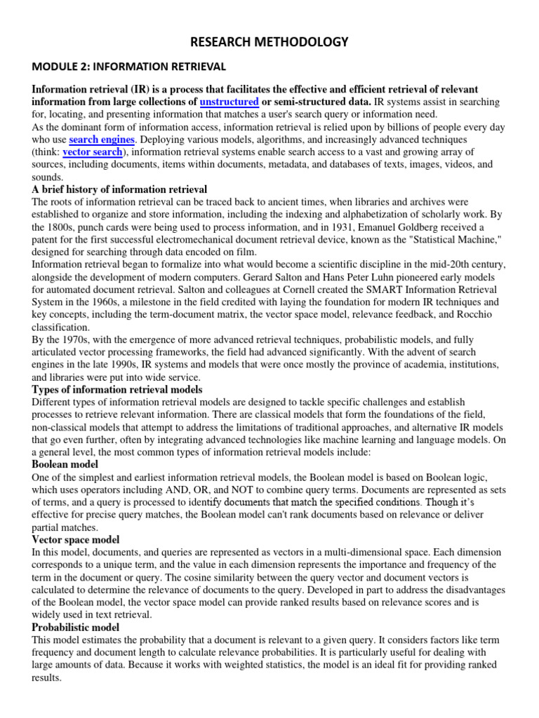 Info Retrieval for Researchers | PDF | Pub Med | Information Retrieval