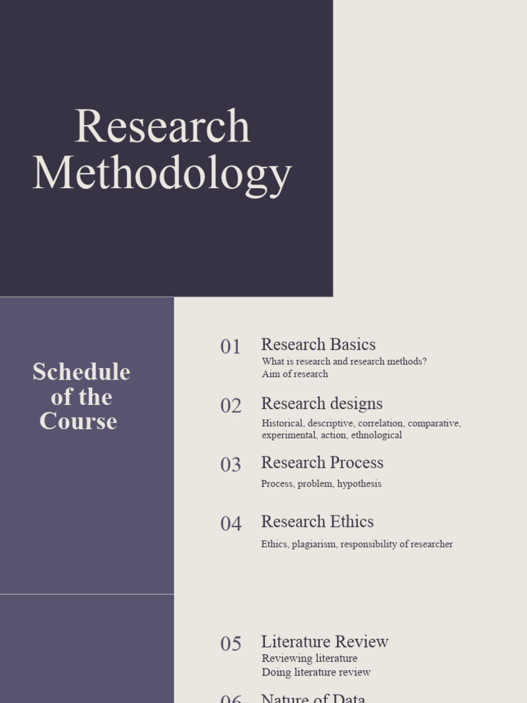 Research Methodology 1 & 2 | PDF | Causality | Methodology
