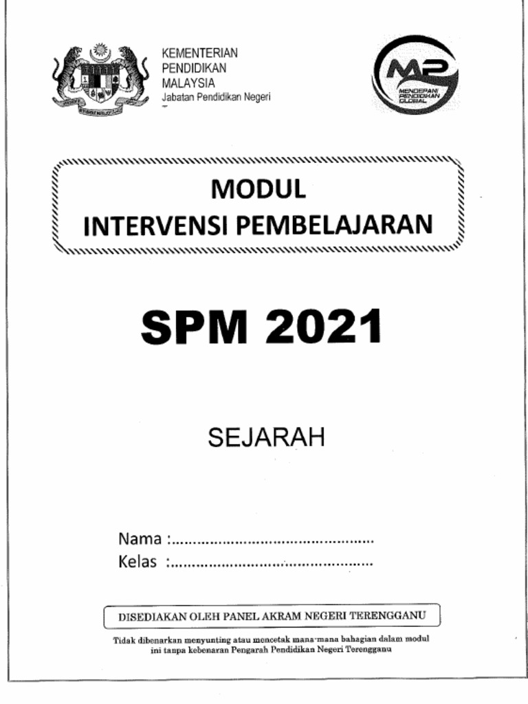 Sej Tingk.5 KSSM (Mipspm2021) | PDF
