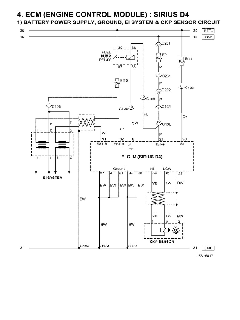 Mach Dieu Khien Dong Co Lacetti 2009 | PDF | Fuse (Electrical ...