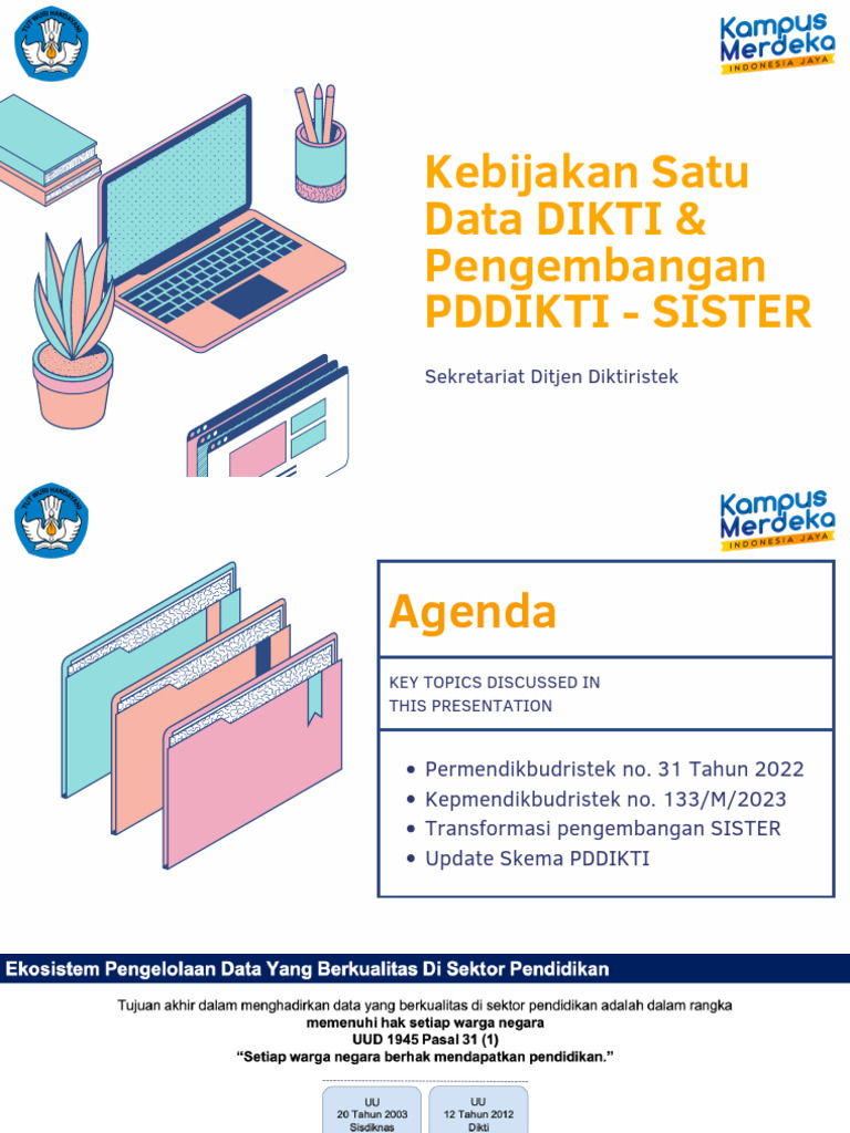 Sesi 1 - SatuDataDIKTI - Pengembangan - PDDIKTI - SISTER | PDF