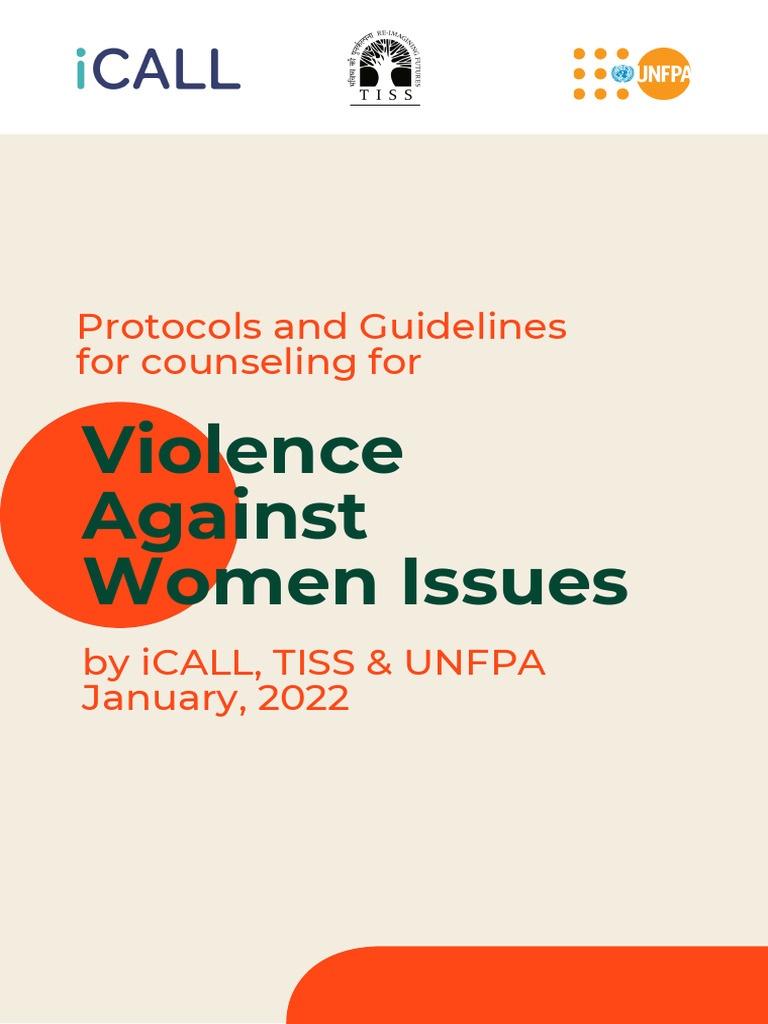 Protocols and Guidelines For Counseling For Violence Against Women ...