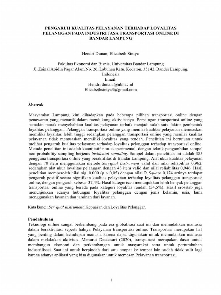 Article Elizabeth Sintya | PDF