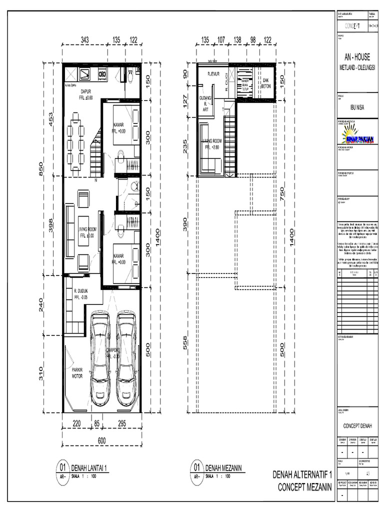 Denah Concept - REV2 Alternatif | PDF