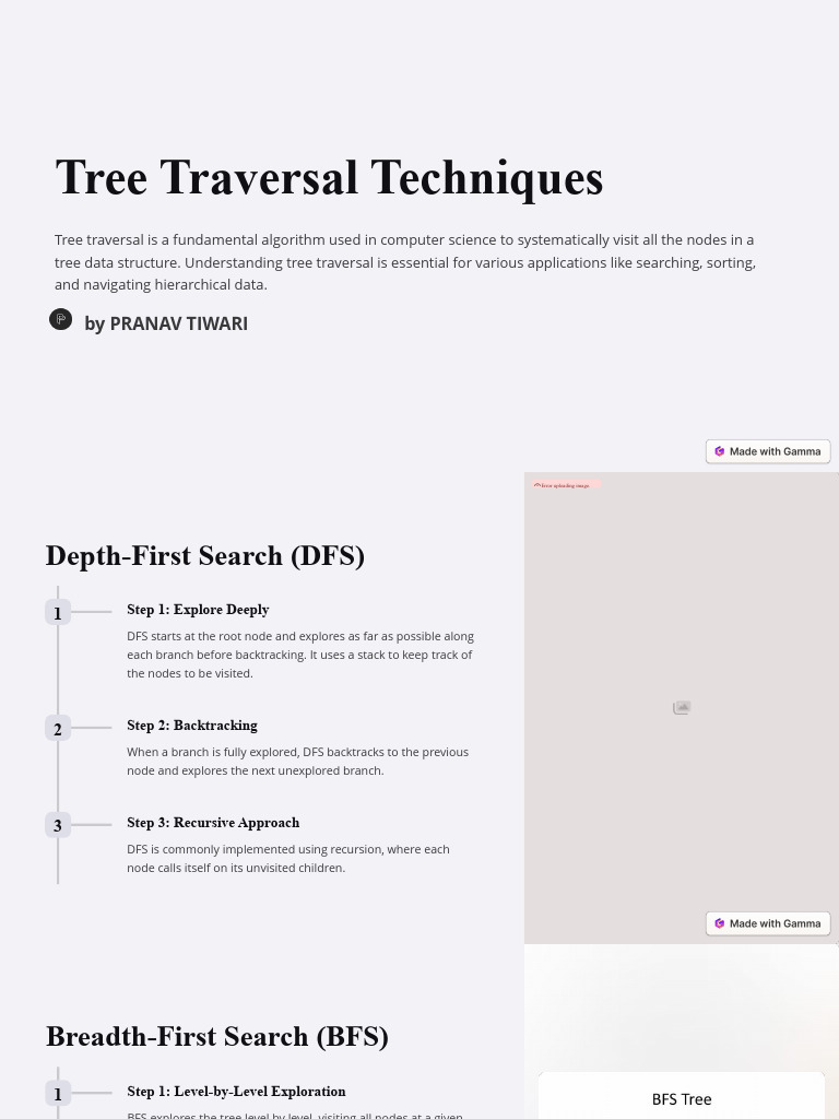 Tree Traversal Techniques Explained | PDF | Algorithms | Theoretical ...