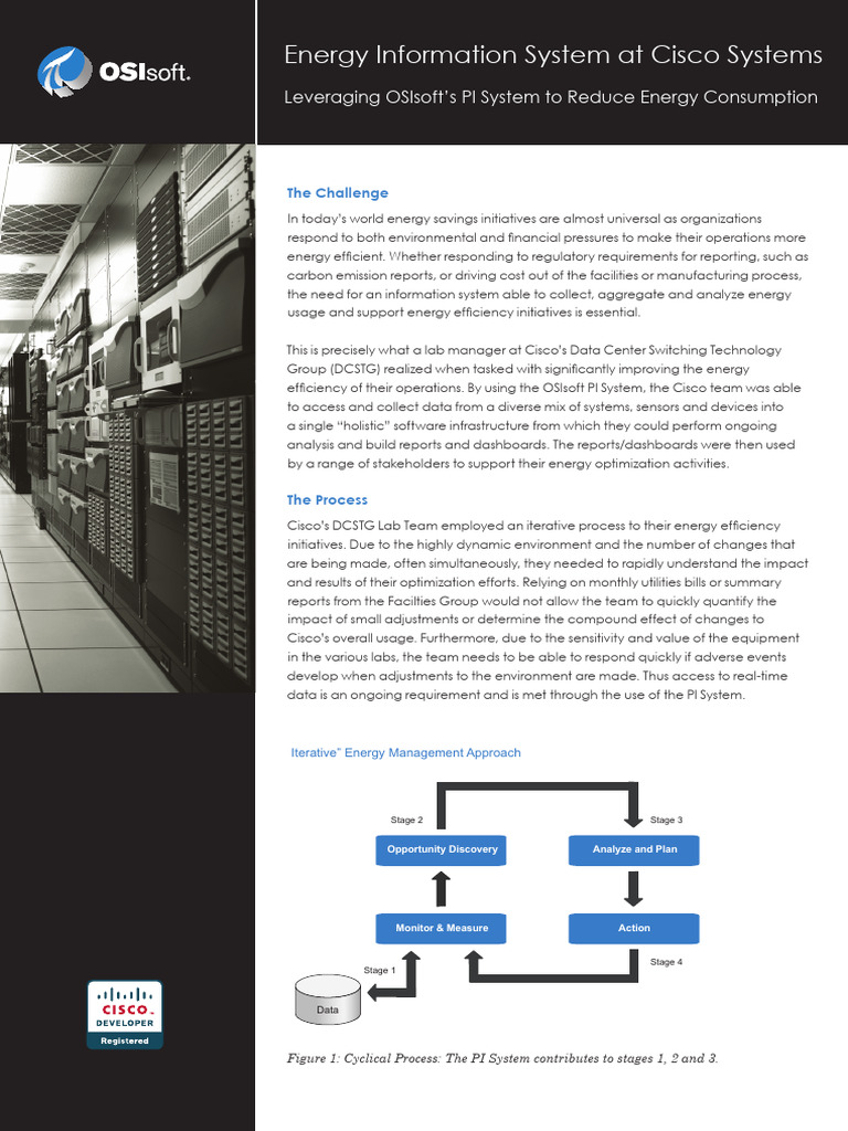 Cisco Energy Info System A4 | PDF | Energy Conservation | Data Center