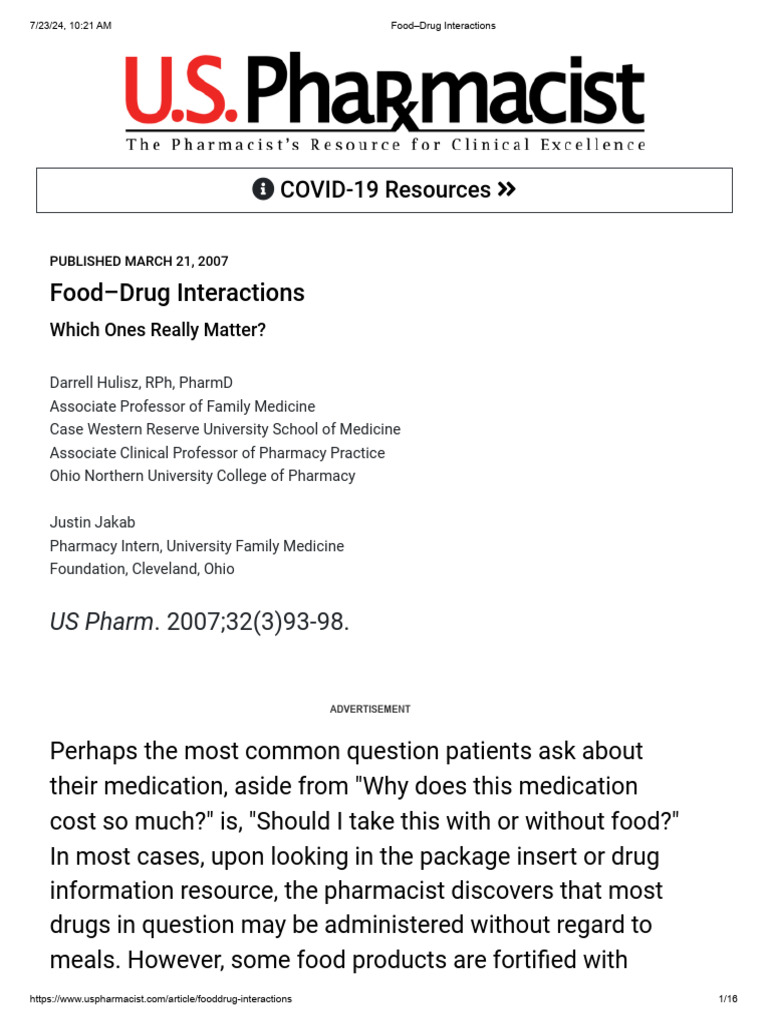 Atorvastatin and Food Interactions | PDF | Statin | Pharmacology