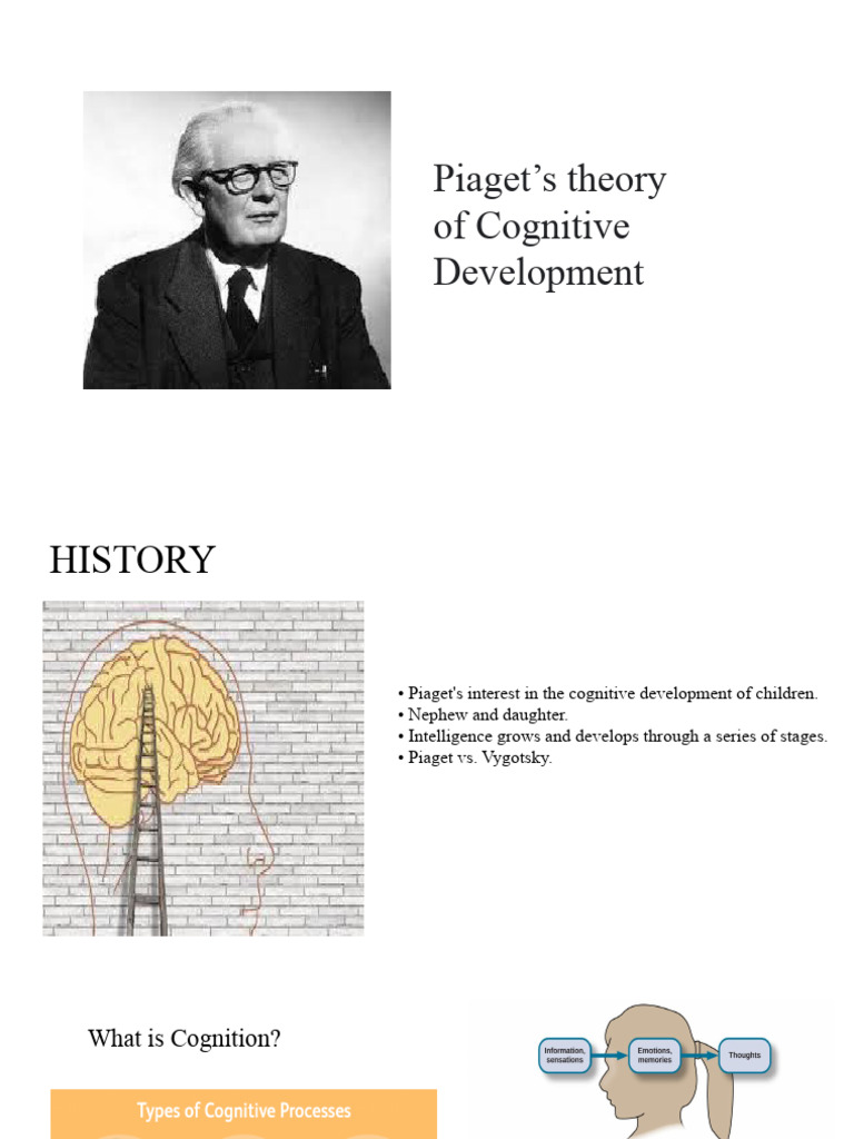 PSYCHOLOGY PPT Piaget's Theory | PDF | Cognition | Cognitive Development