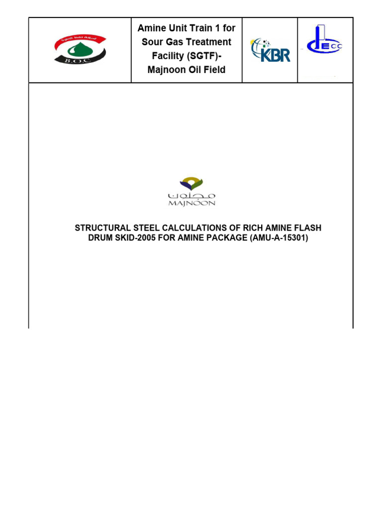 Format - Structural Calculation | PDF | Strength Of Materials ...