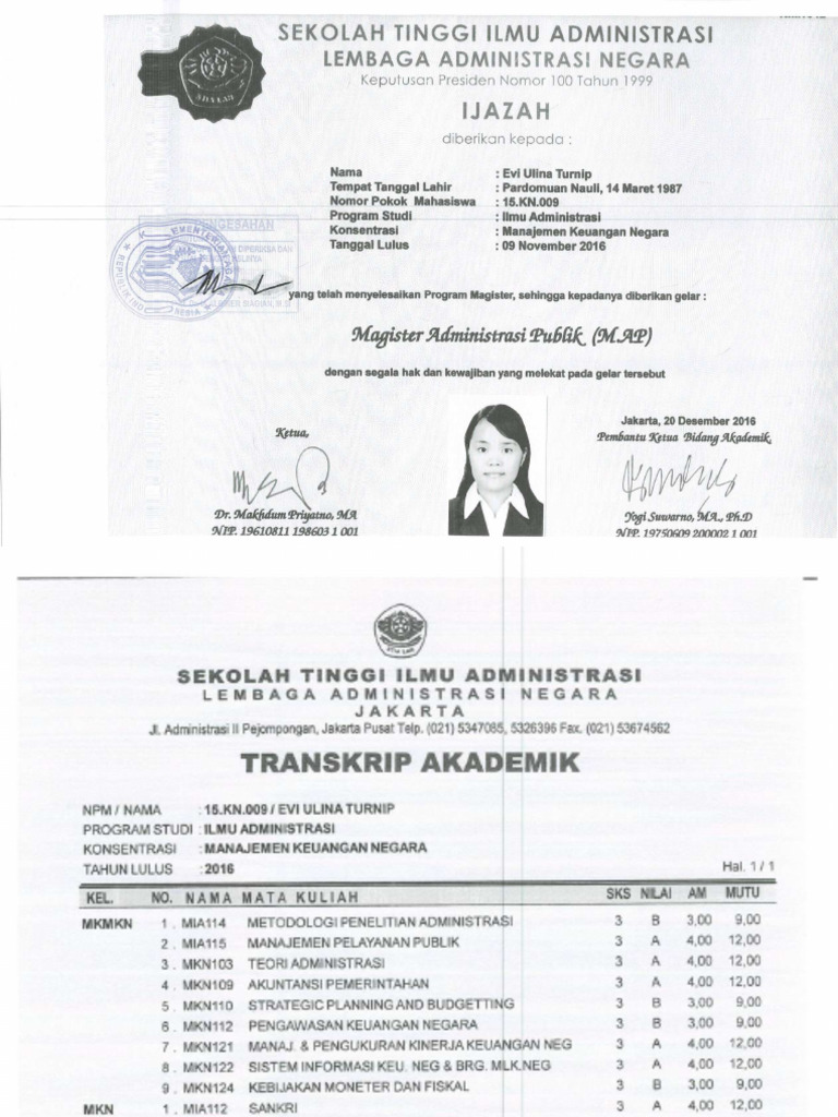 Leges IJAZAH S2 DAN TRANSKIP NILAI - Compressed | PDF