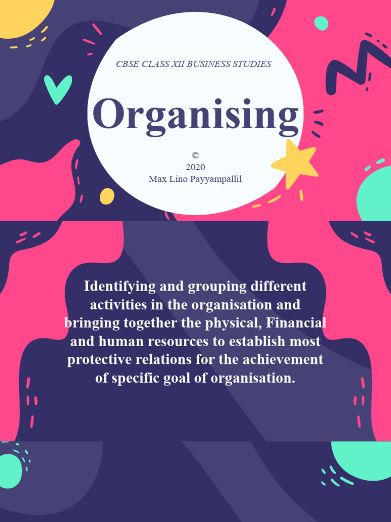 Organising - Business Studies - Max Lino Payyampallil | PDF ...