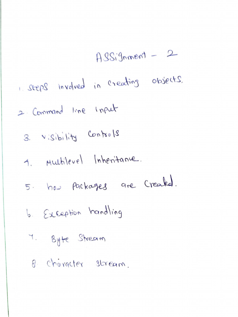 Java Assignment2 | PDF | Parameter (Computer Programming) | Inheritance (Object Oriented ...