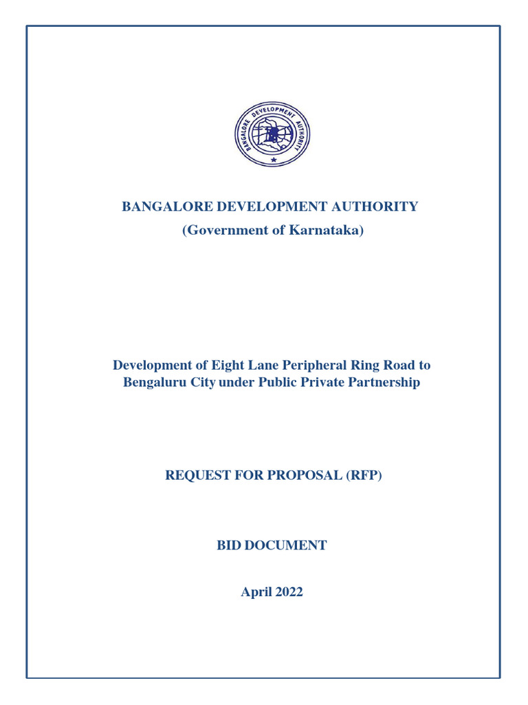 RFP PRR | PDF | Request For Proposal | Mergers And Acquisitions