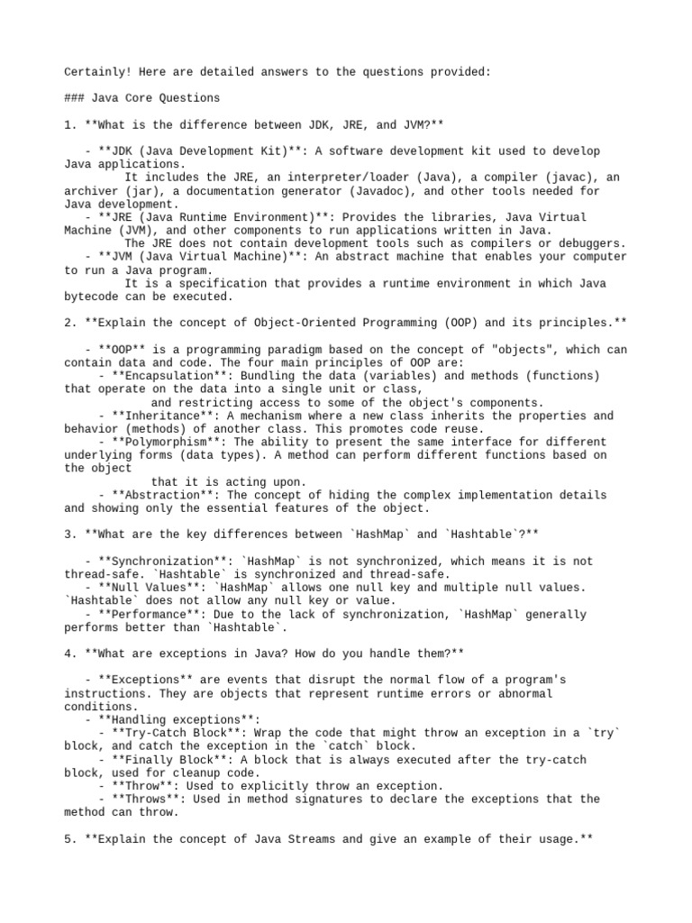 Java Imp Pdf Java Virtual Machine Java Software Platform