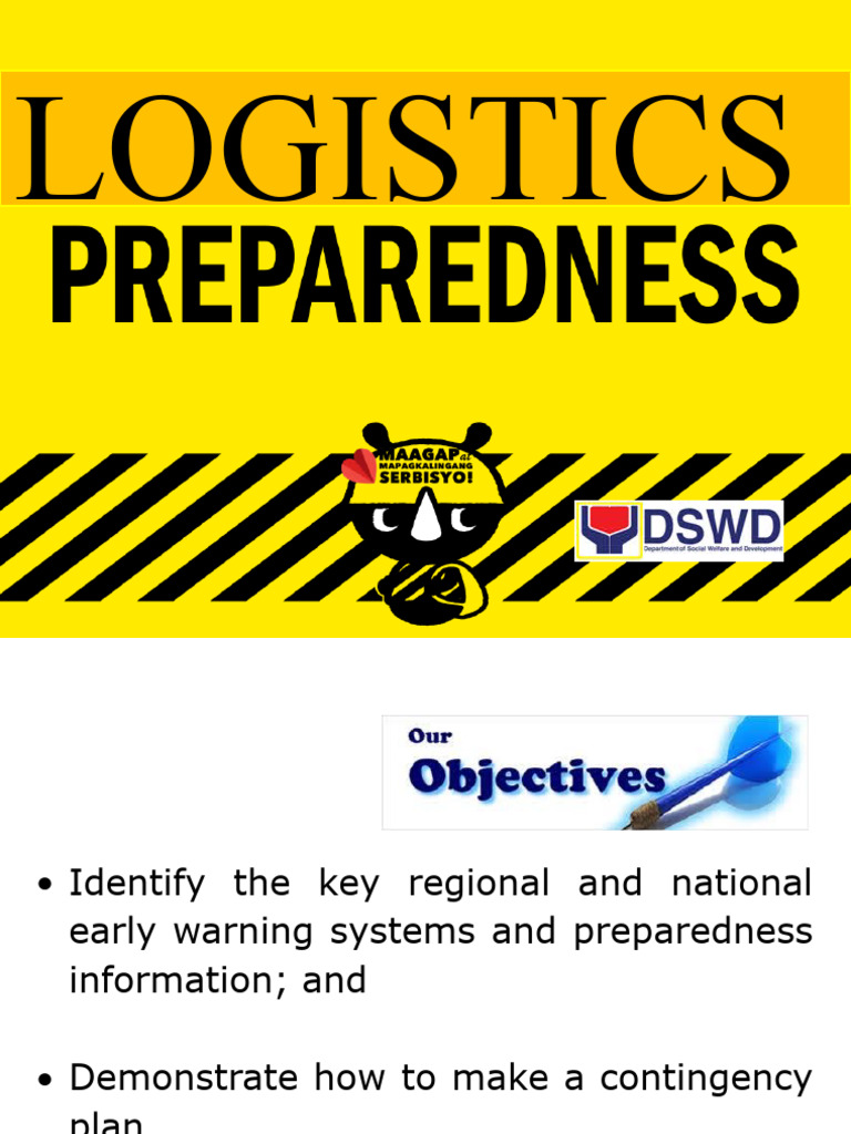 Module 4 Logistics Preparedness | PDF | Emergency Management | Emergency