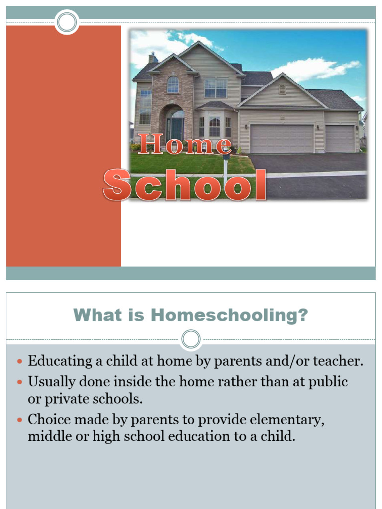 Homeschoolpresen 110315202032 Phpapp01 | PDF | Homeschooling | Schools