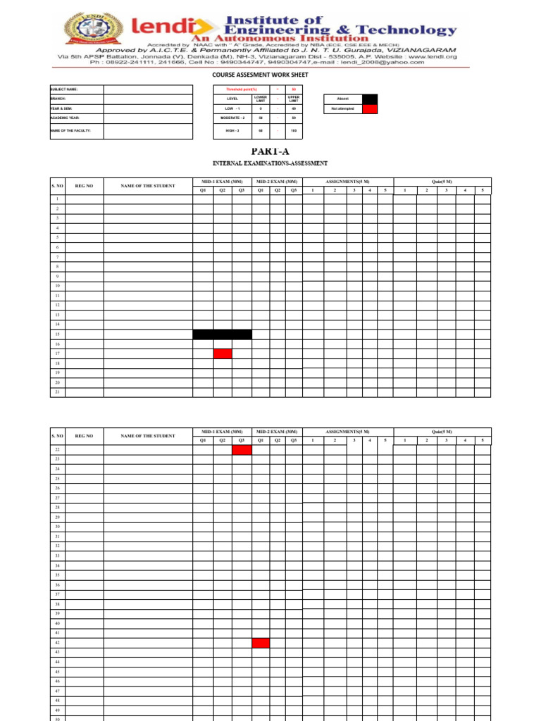R20 Attainment Template | PDF