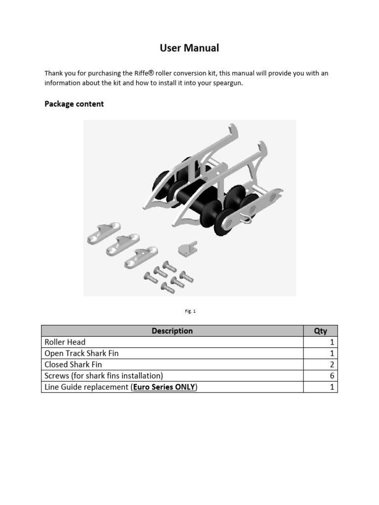 Roller Kit Installation Guide | PDF