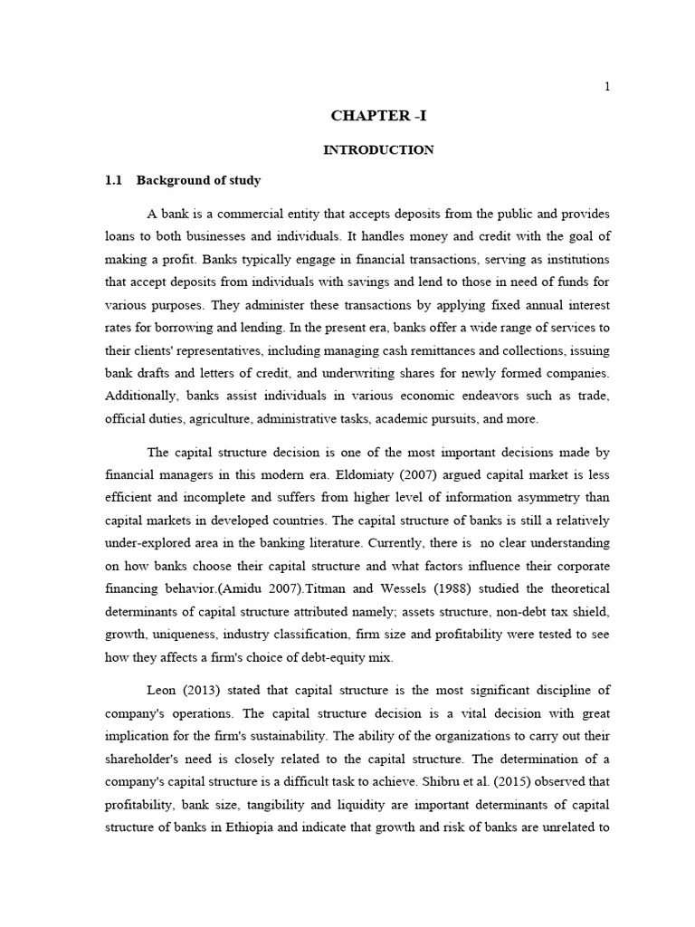 Sabin Report | PDF | Methodology | Banks