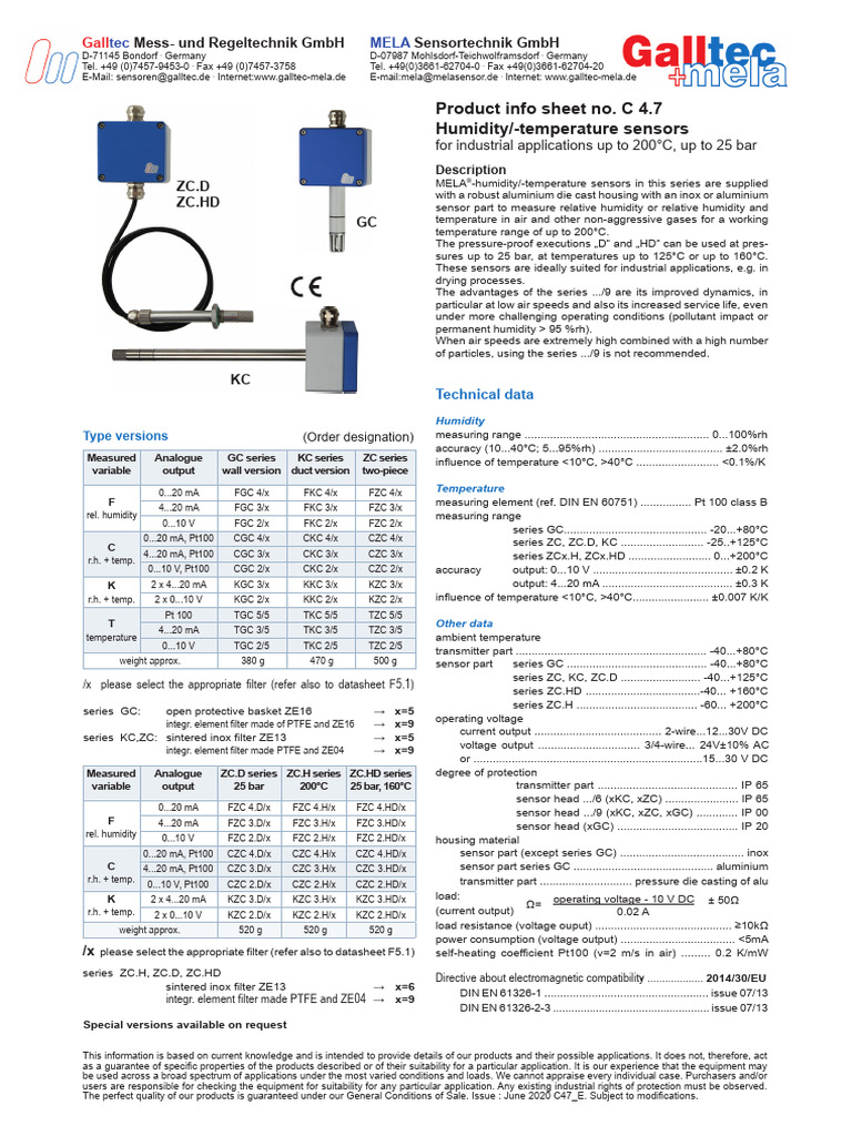 Czujnik Wilgotności I Temperatury - En-1 | PDF | Humidity | Electrical Engineering
