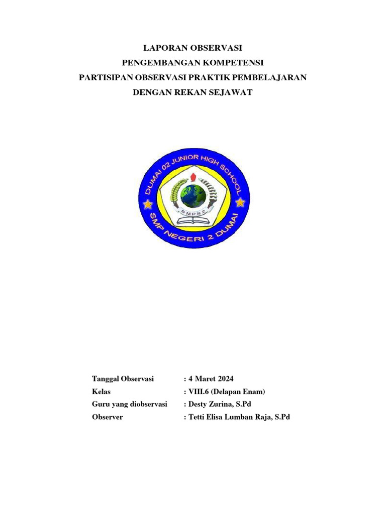 Laporan Observasi | PDF