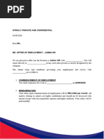 Contract of Employment Regularization Template | PDF | Working Time ...