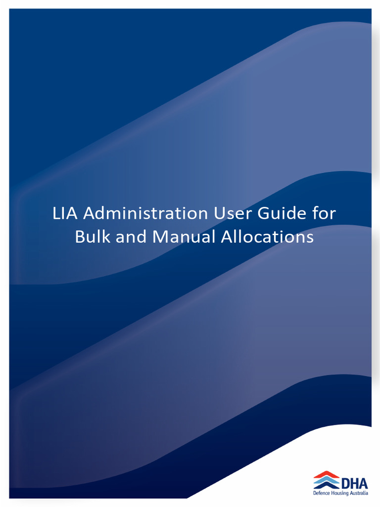 Lia Administration User Guide For Bulk and Manual Allocations - Dec ...