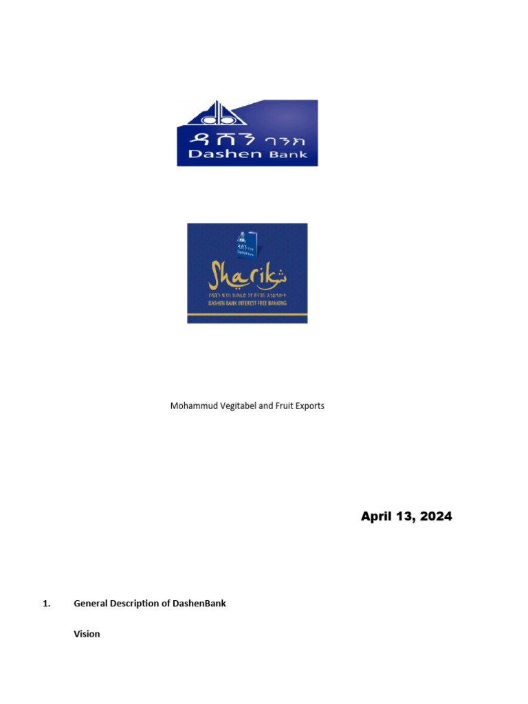 Service Proposal For Sabah African Bank1 | PDF | Banks | Islamic ...
