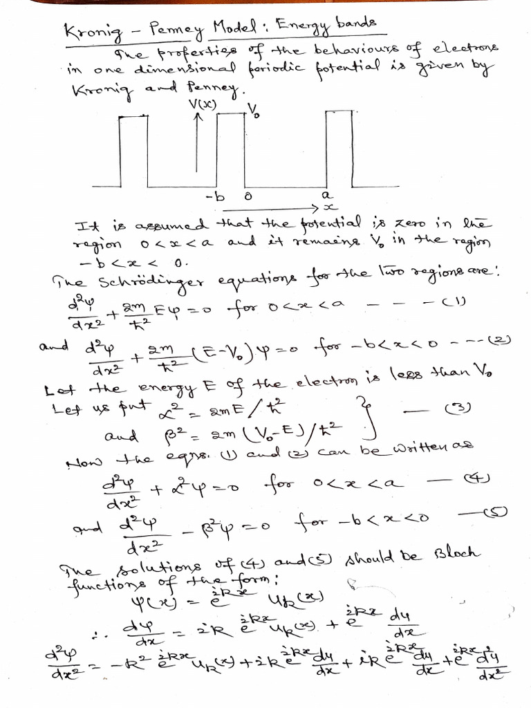 K P Model | PDF