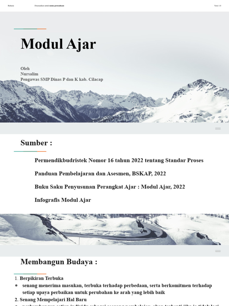 Modul Ajar 1 | PDF
