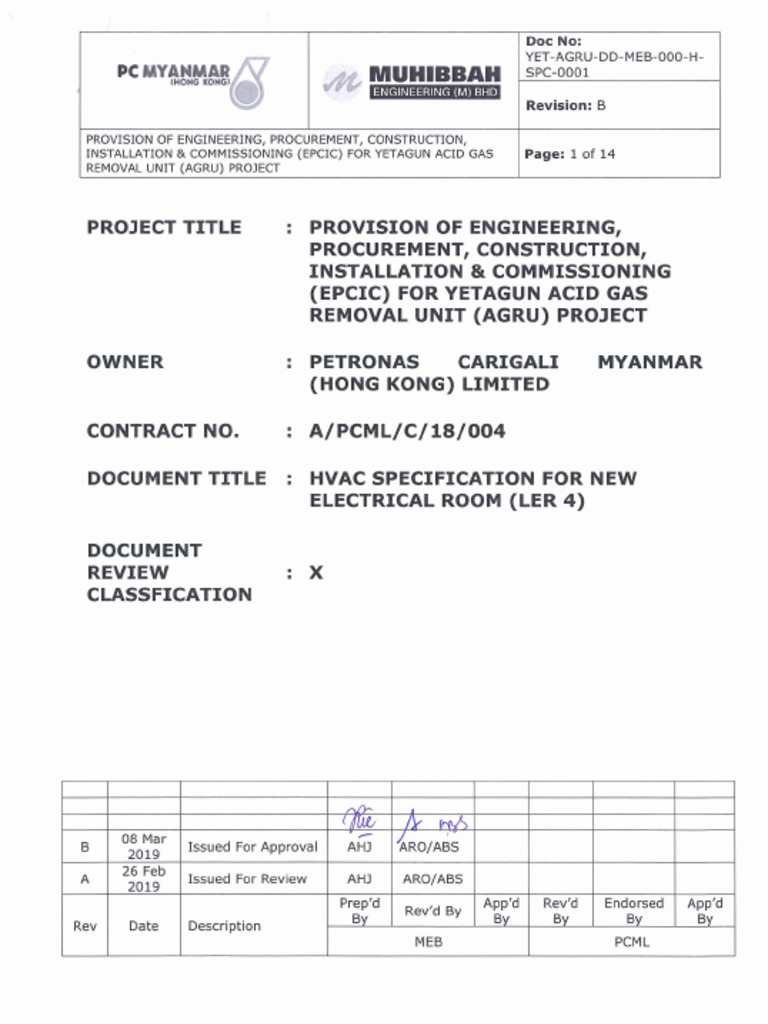 Yet Agru DD Meb 000 H SPC 0001 B | PDF