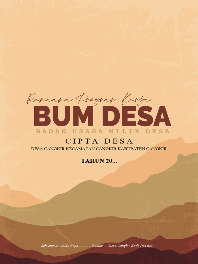 Program Kerja BUM Desa | PDF
