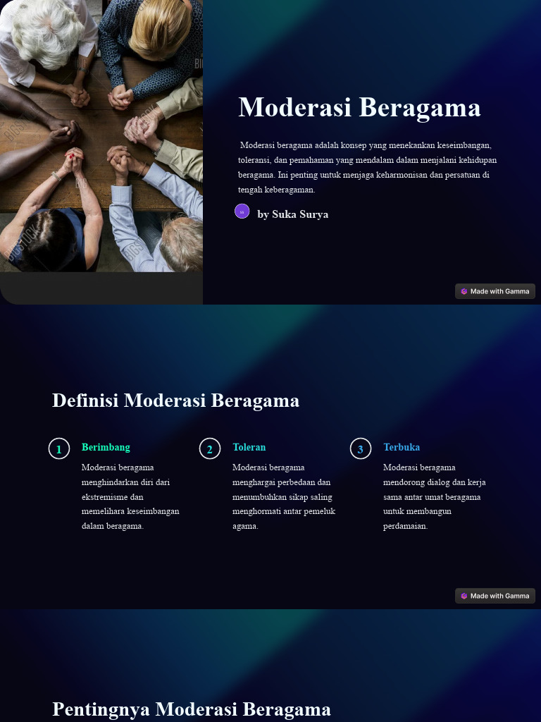 Pentingnya Moderasi Beragama untuk Perdamaian | PDF