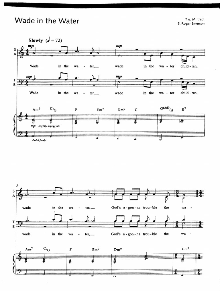 Wade in The Water | PDF