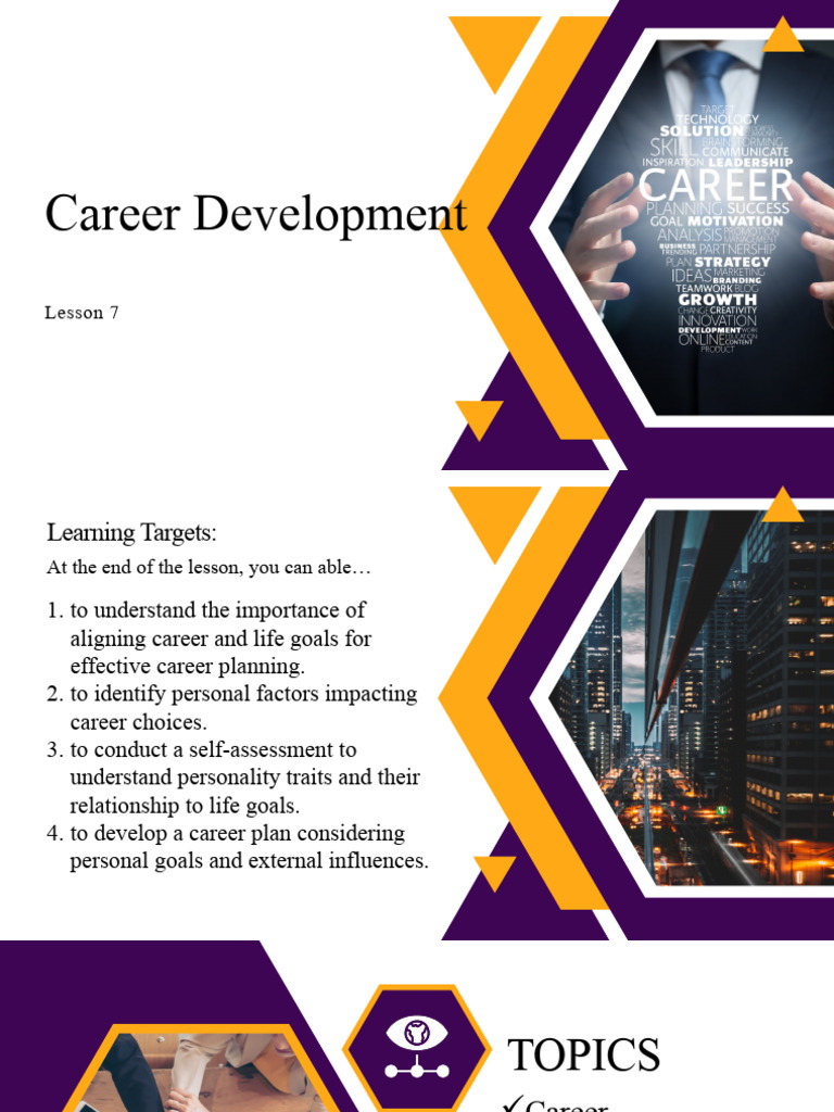 PerDev Lesson 7 Career Pathway | PDF | Nursing | Motivation