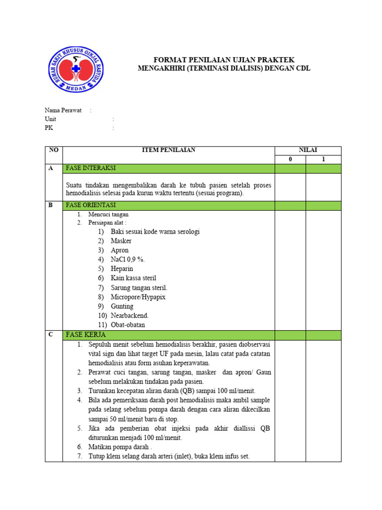 Mengakhiri (Terminasi Dialisis) Dengan CDL | PDF | Sains & Matematika