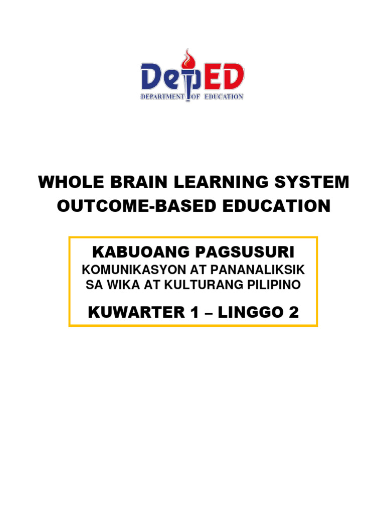 SA_Filipino 11_Q1W2 | PDF