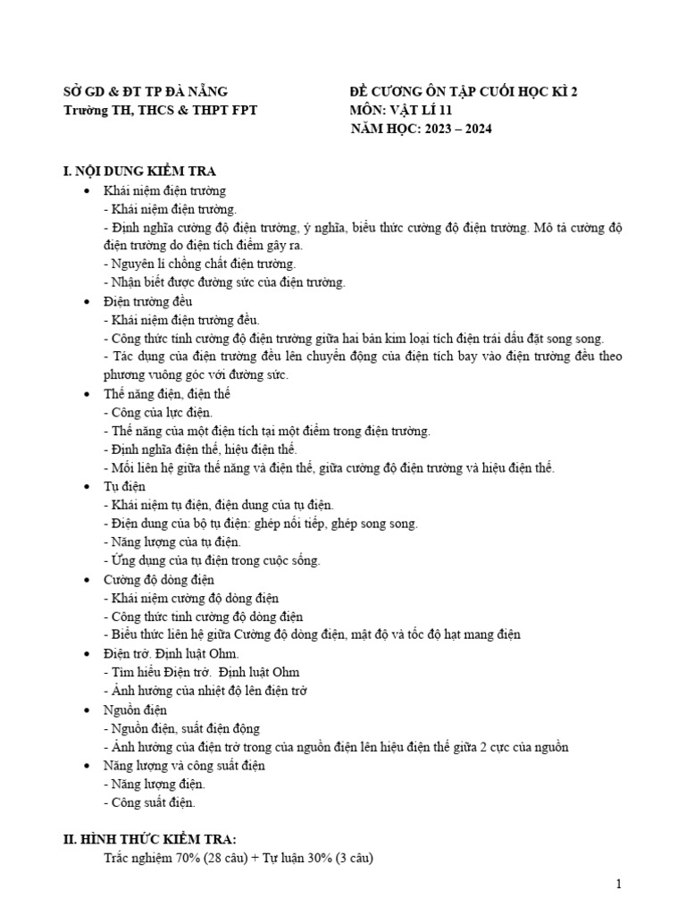 DeCuong VL11 CK2 2023 2024 | PDF