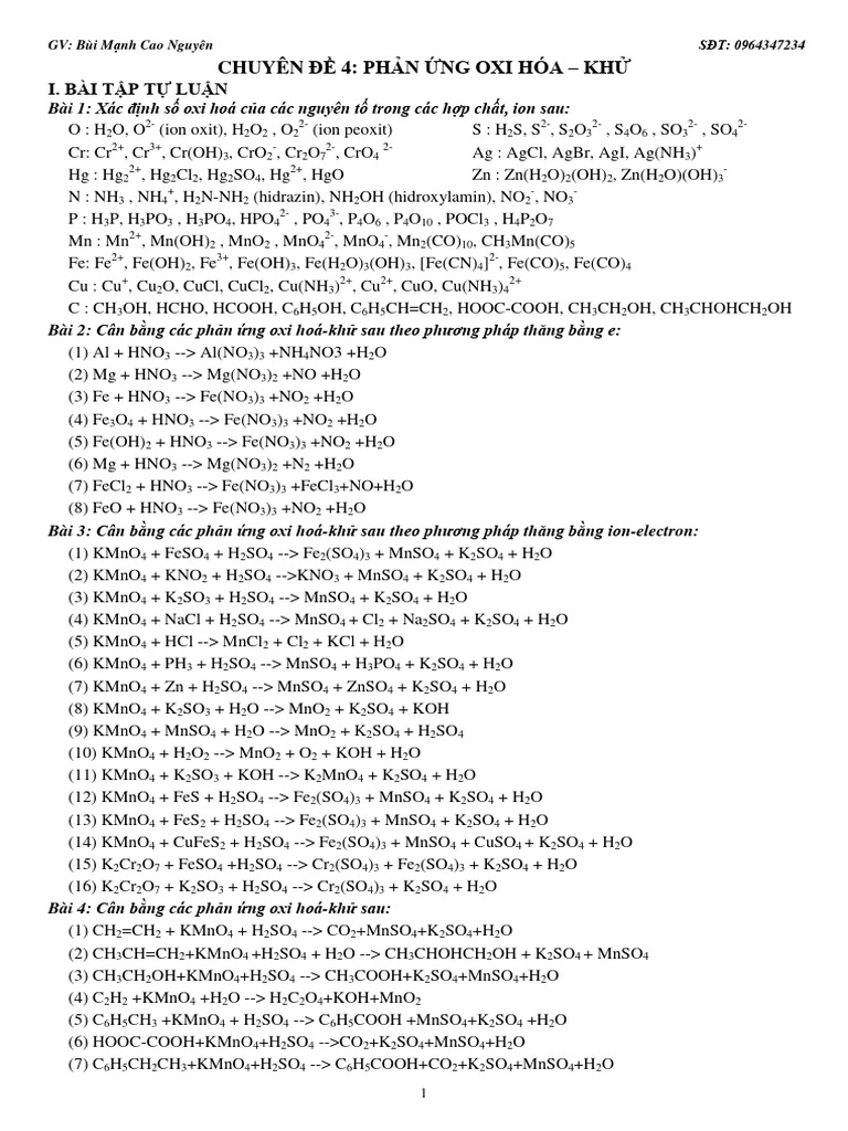 CĐ4 PH N NG Oxi Hóa KH | PDF