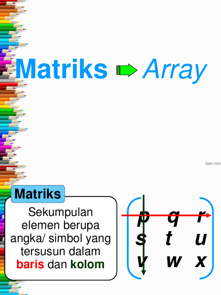 Materi 4 Matriks | PDF