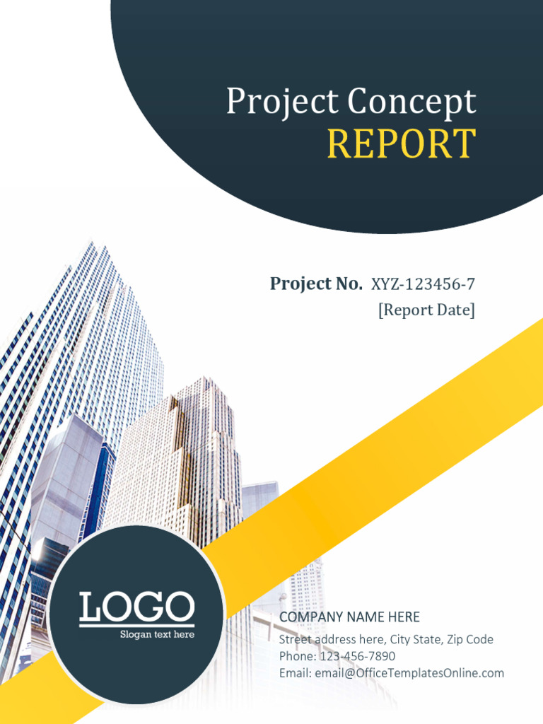 Project Concept Report for XYZ-123456-7 | PDF | Traffic | Road ...