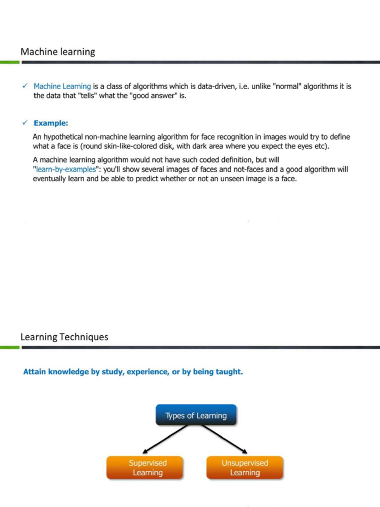 Machine Learning Introduction | PDF
