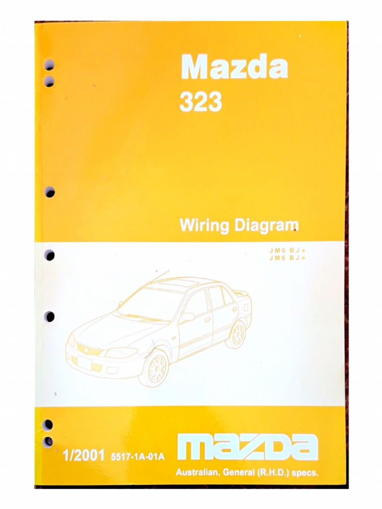 Mazda 323 Wiring Diagram (Australia Including SP20 Supplement) | PDF