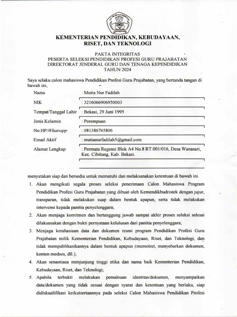 Pakta PPGPJ - Profil 331171 240514051811 | PDF