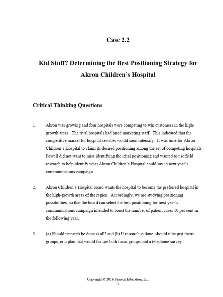 40 Malhotra Mr7e Im Case 2.2 | PDF | Sampling (Statistics) | Focus Group