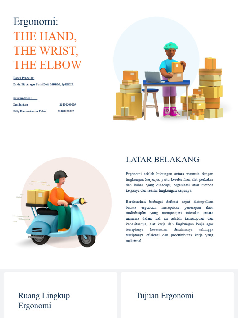 Ergonomi - The Hand, The Wrist, The Elbow | PDF