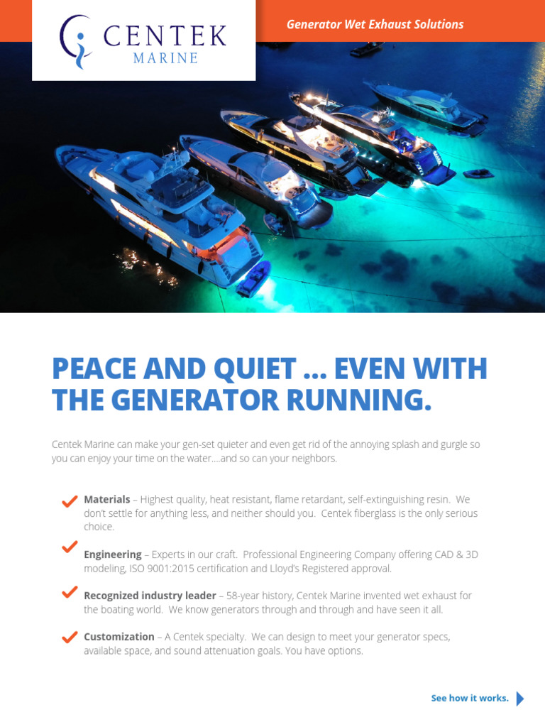 Centek Generator Spec Sheet | PDF